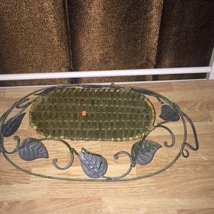 Accents | Vintage Metal Wicker Basket | Poshmark